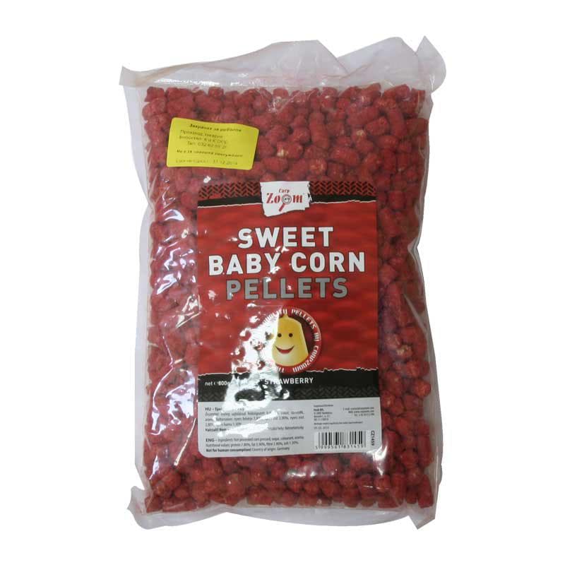 Carp Zoom Sweet Baby Corn Pellets Strawberry Течен арома ...