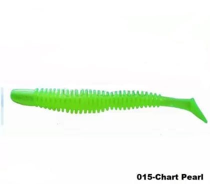 #015 Chart Pearl Reins Bubbling Shad 11cm. 8pcs Силикон ...