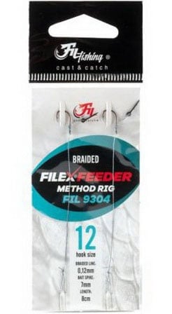 Кука №10 Fil Fishing Method Rig Braid Вързани куки | Fi ...