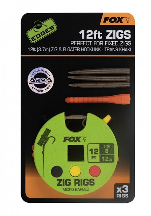 Fox Edges Zig Rig 12 ft x 3 Монтаж | Fish24.bg