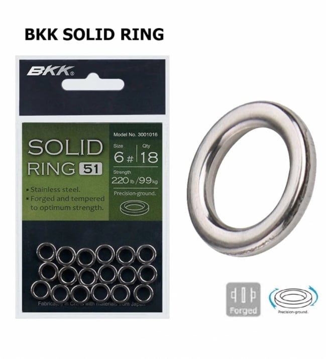 #4 BKK Solid Ring-51 Плътни халки | Fish24.bg