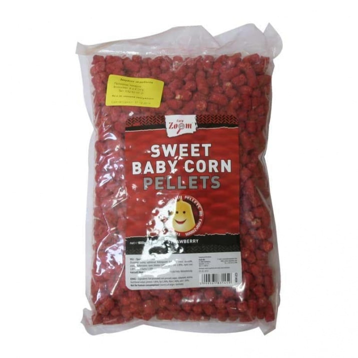 Carp Zoom Sweet Baby Corn Pellets Strawberry Течен арома ...