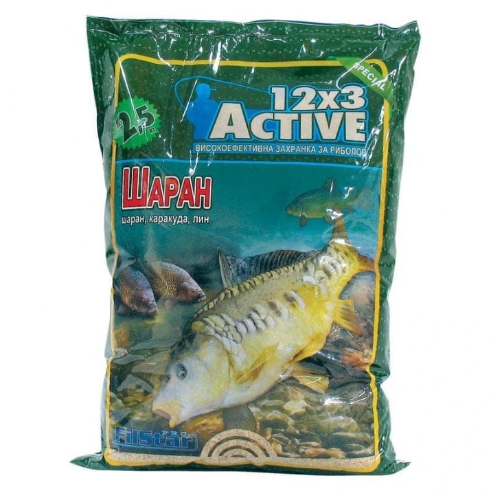FilStar 12x3 2.5кг Суха захранка Шаран | Fish24.bg