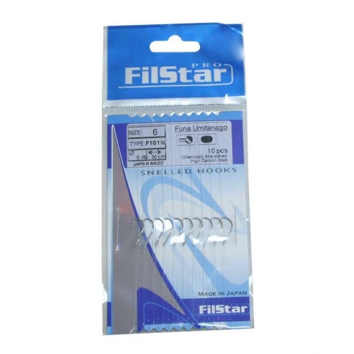 6 FilStar F101N Вързани куки | Fish24.bg